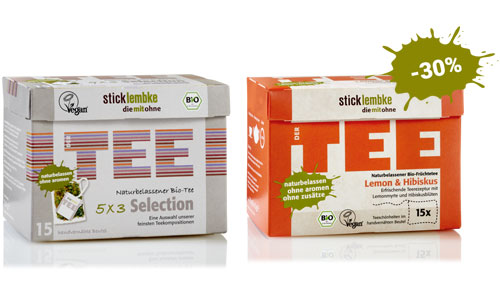 Bio Tee online bestellen | ohne Aromen | naturbelassen | stick & lembke ...