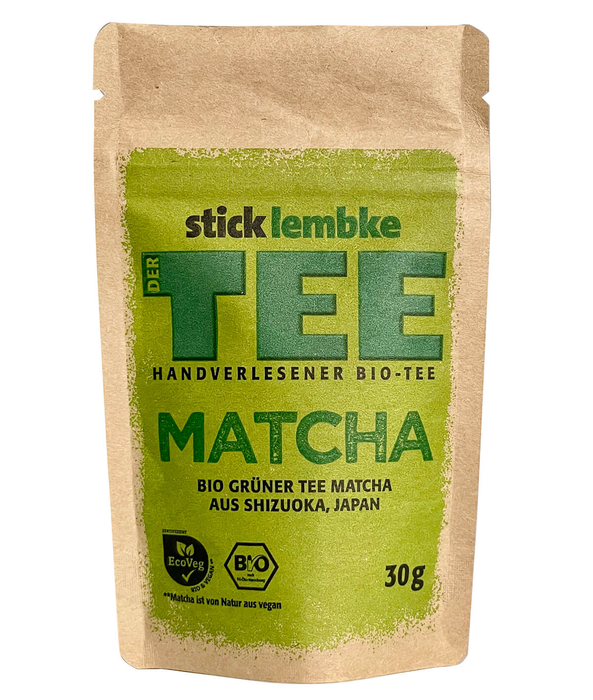 Japan Matcha im 30 g Zip Lock Bag | Matcha | Shop | stick & lembke ...